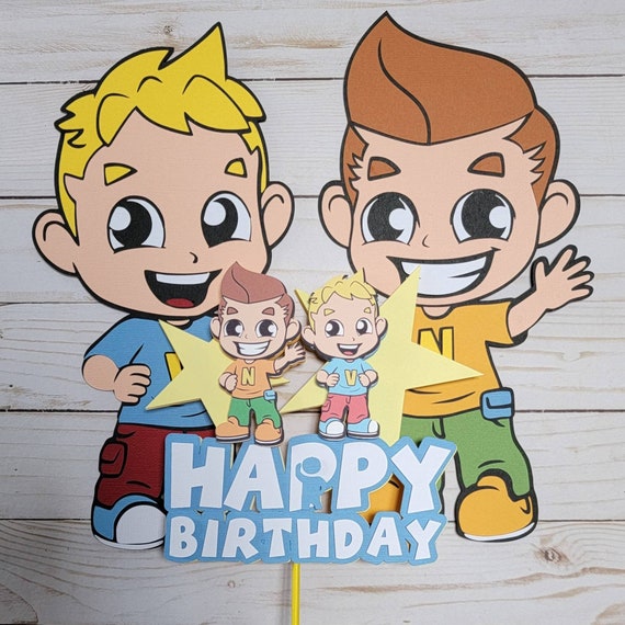 Vlad and Niki Cake Topper Centerpiece | Etsy