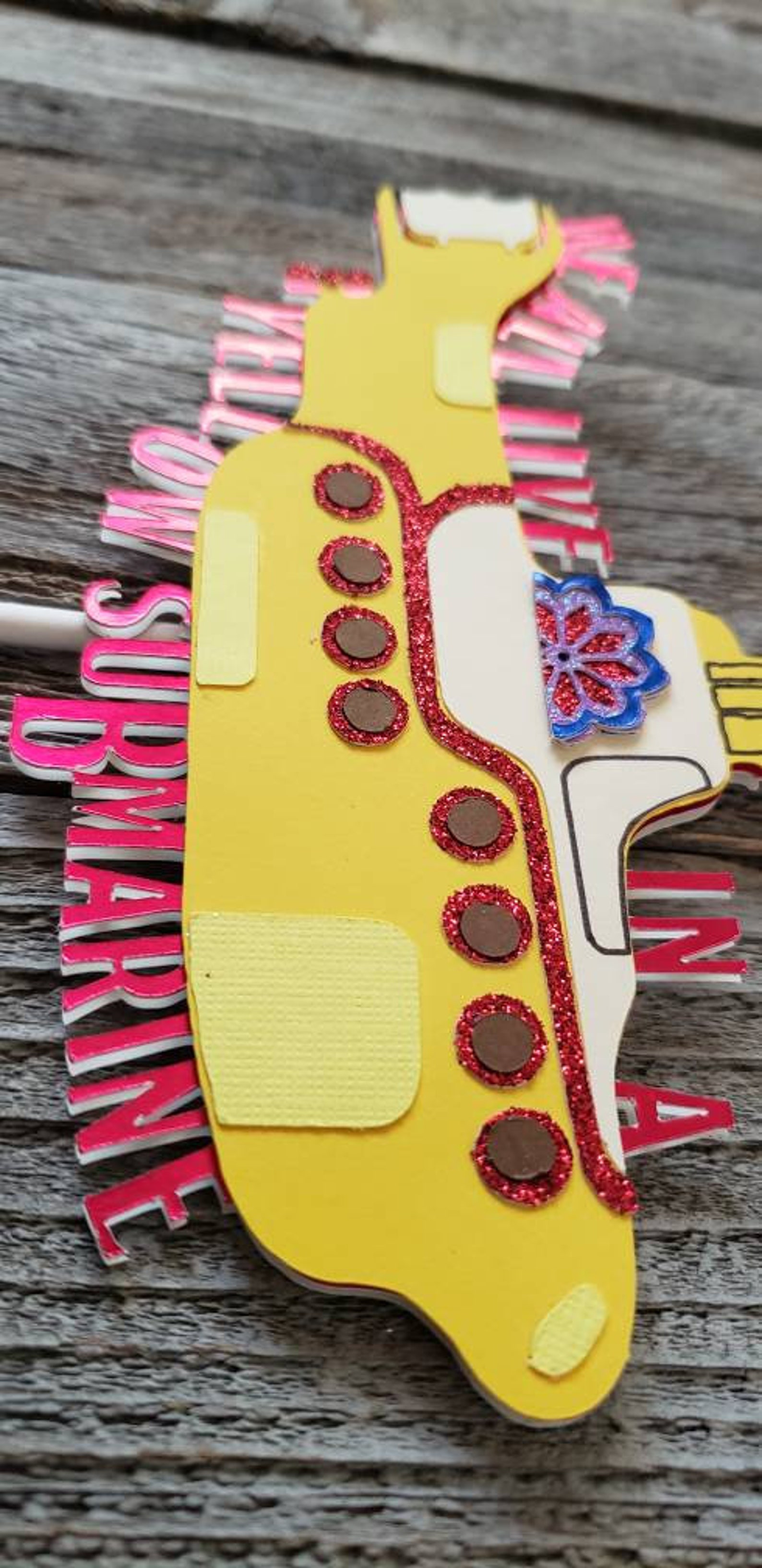 Yellow Submarine Cake Topper - Etsy