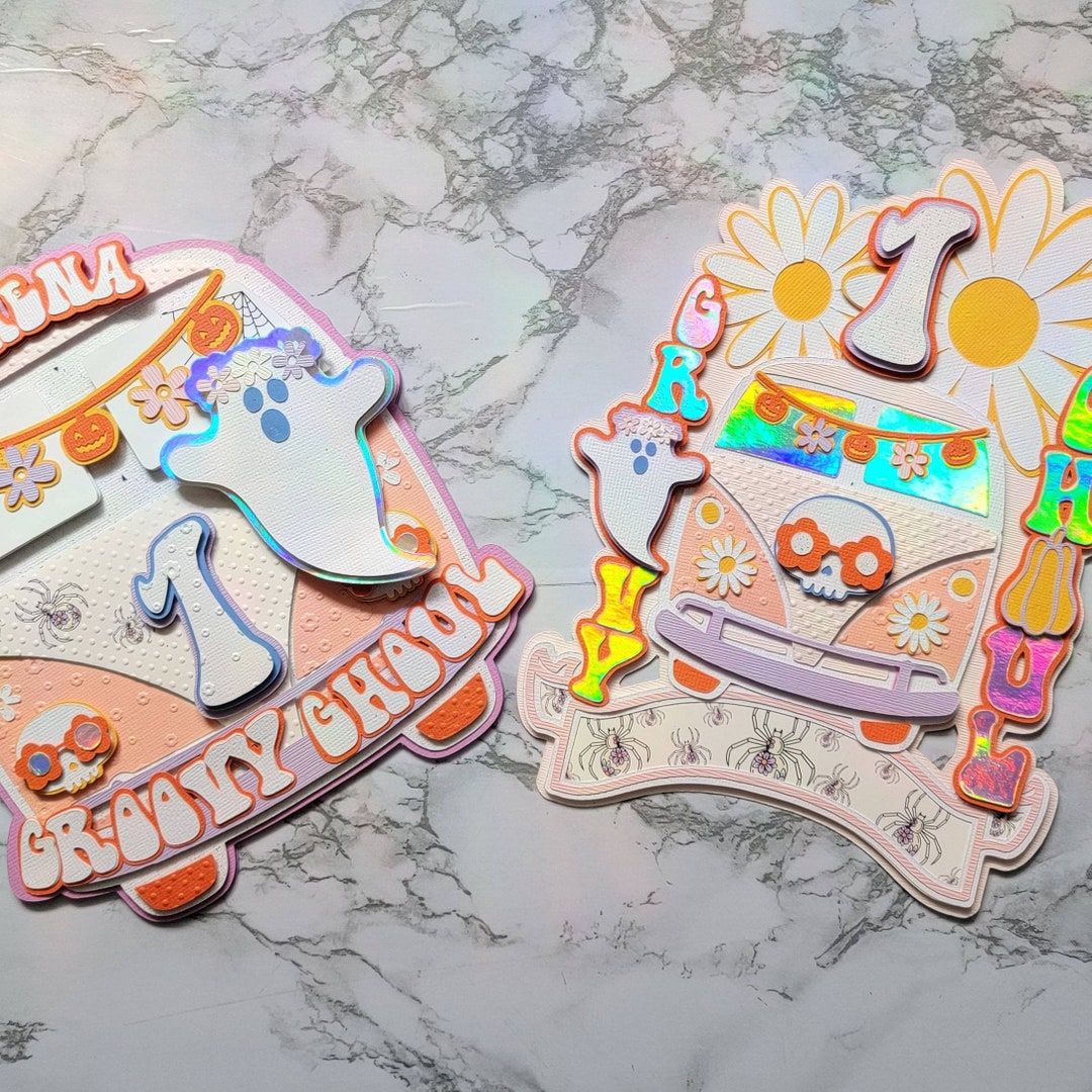 One Groovy Ghoul Girls Birthday Cake Topper - Etsy