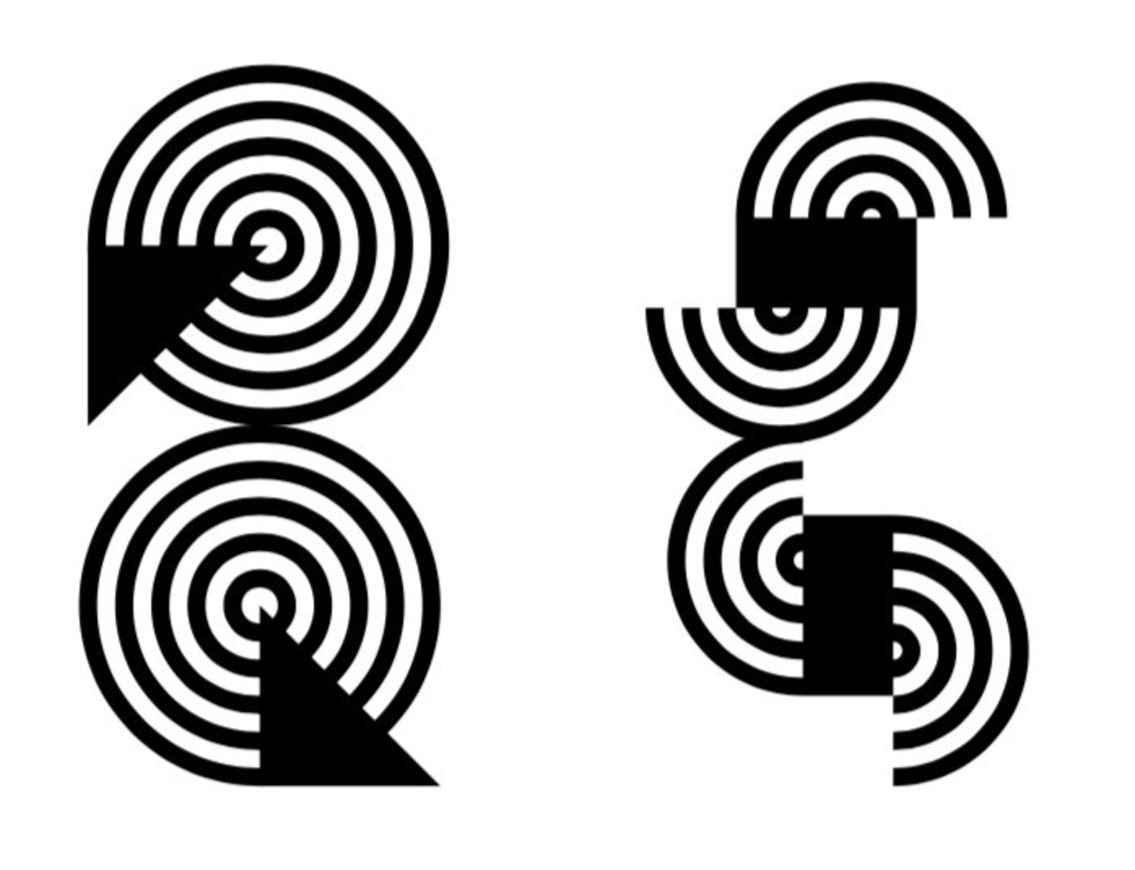 High Contrast Interest Cards | Etsy