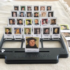 Protestant Reformation Guess Game Printable Insert Cards - Etsy