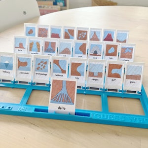 Land and Water Forms Guessing Game Insert Cards - Etsy