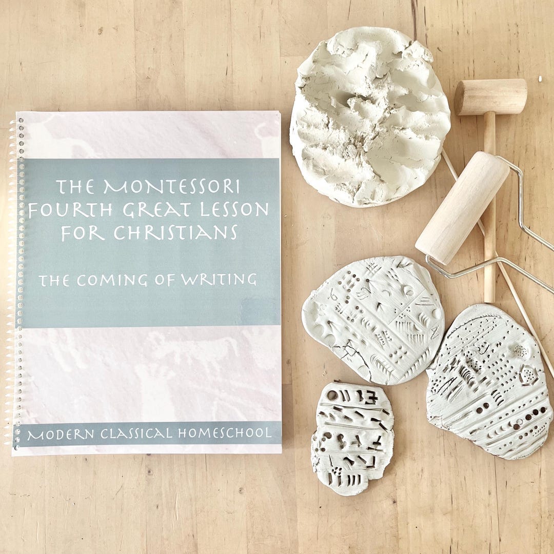 Montessori Fourth Great Lesson for Christians: the Coming of Writing - Etsy
