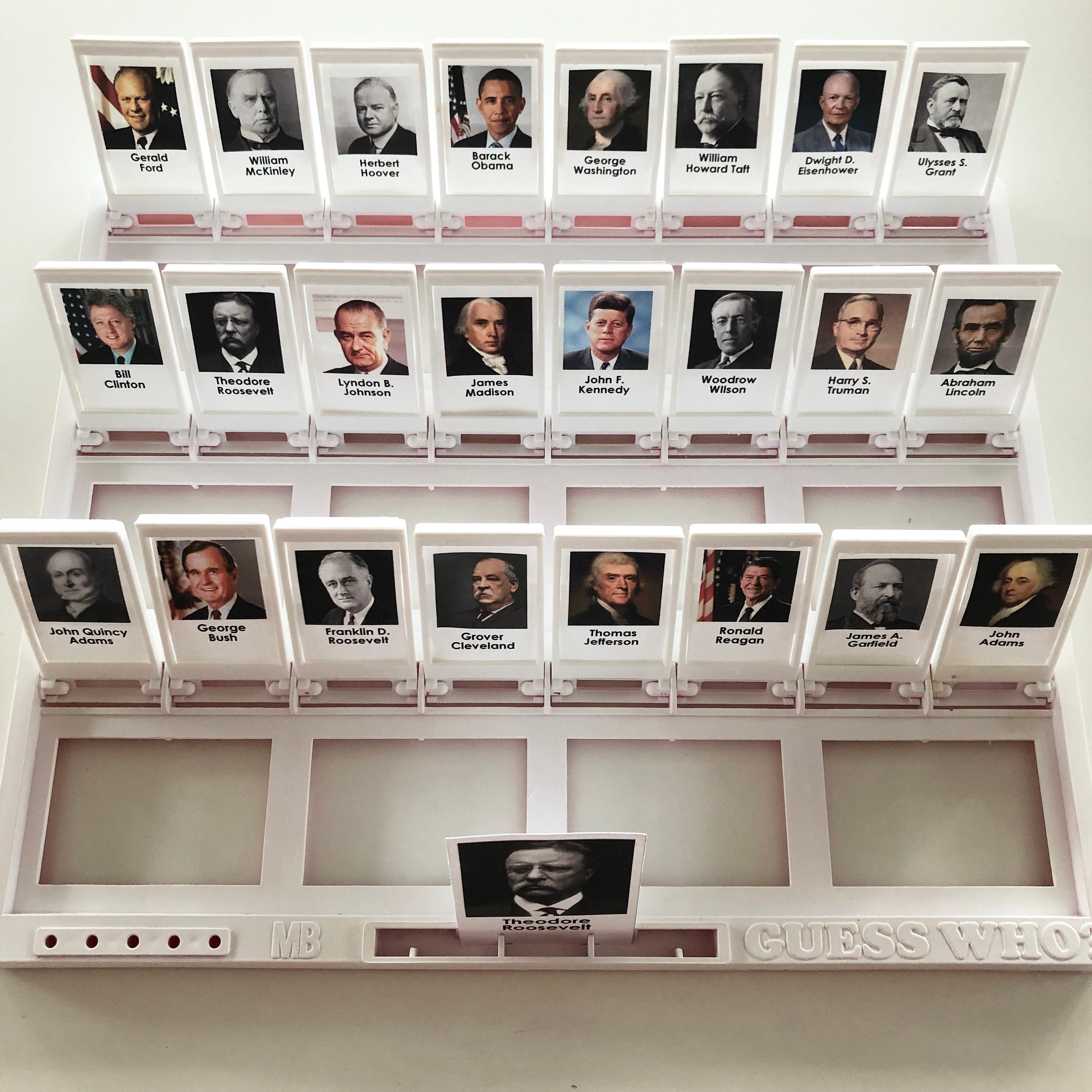 US Presidents Printable Guess Who Insert Cards | Etsy