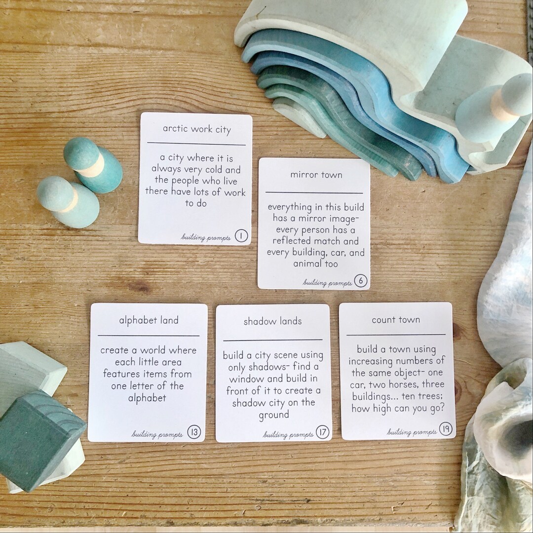 Building Prompt Cards - Etsy