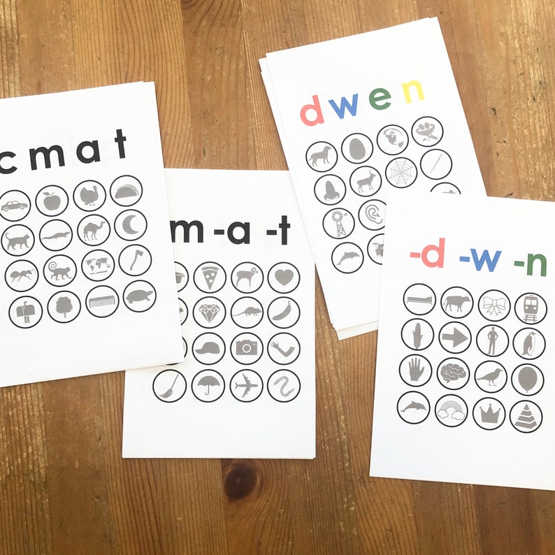 Phonics Card Set Printable - Etsy