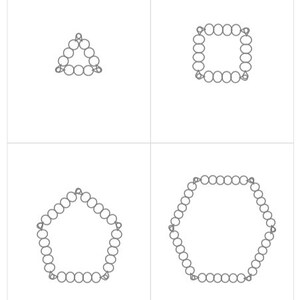 Montessori Beads Polygon Cards - Etsy