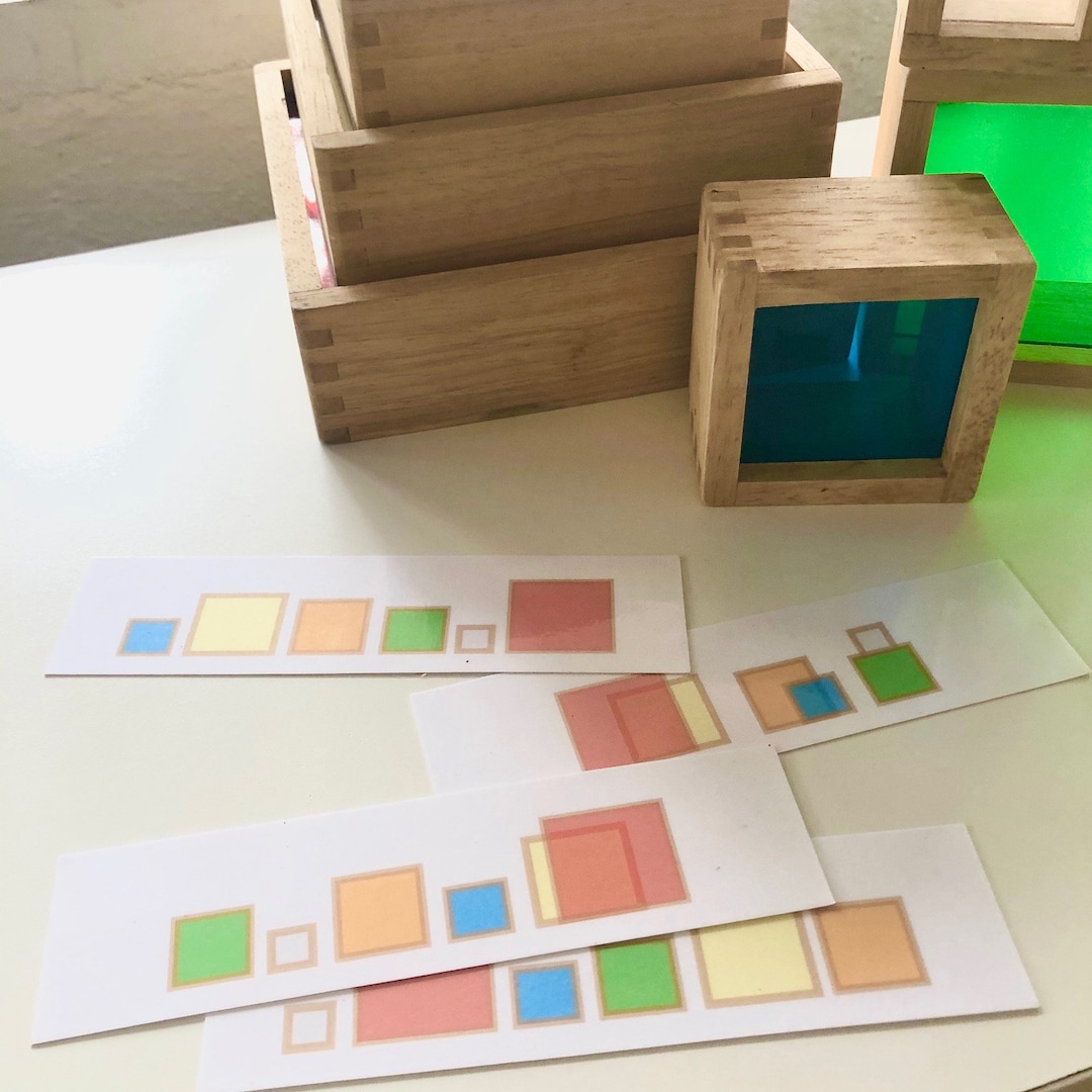 Pattern Cards for Guidecraft Rainbow Pyramid Set - Etsy