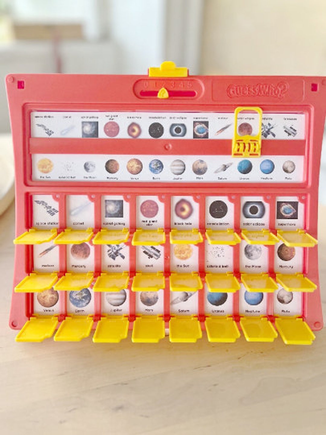 Space Guessing Game Printable Insert Card - Etsy