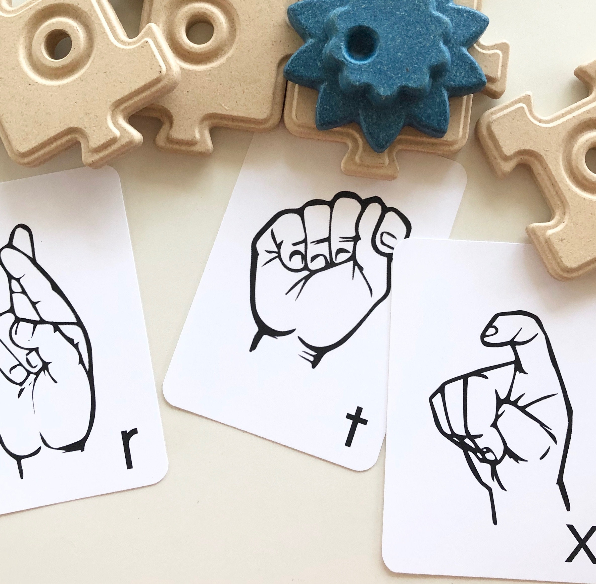 American Sign Language Fingerspell Alphabet Cards Printable - Etsy