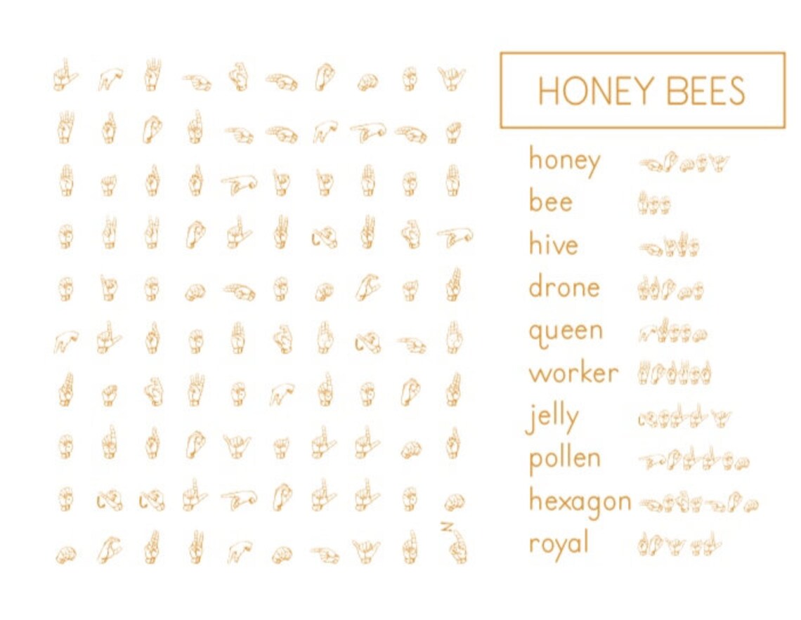 Printable ASL Fingerspell Word Search Set | Etsy