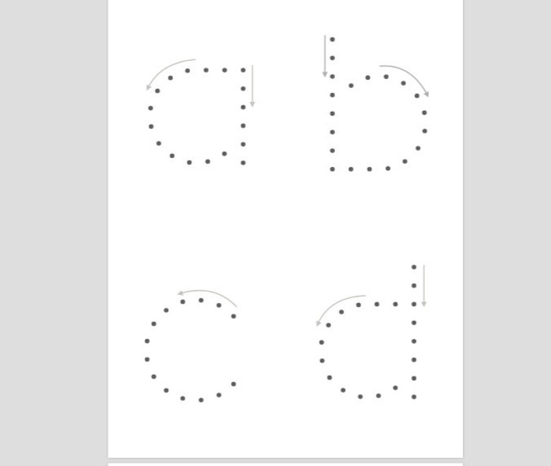 Alphabet Pin Poking With and Without Guides - Etsy