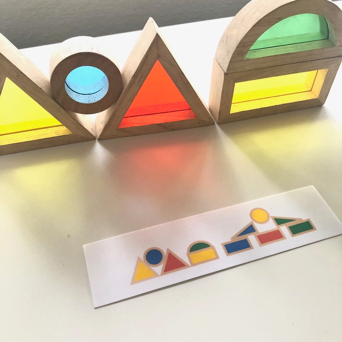 Pattern Cards for Guidecraft Rainbow Blocks - Etsy