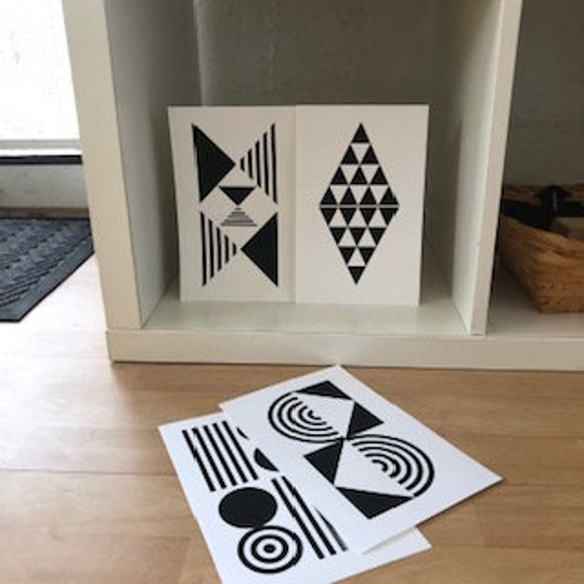 High Contrast Interest Cards | Etsy