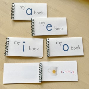 Two CVC Word Rhyming Booklets - Etsy