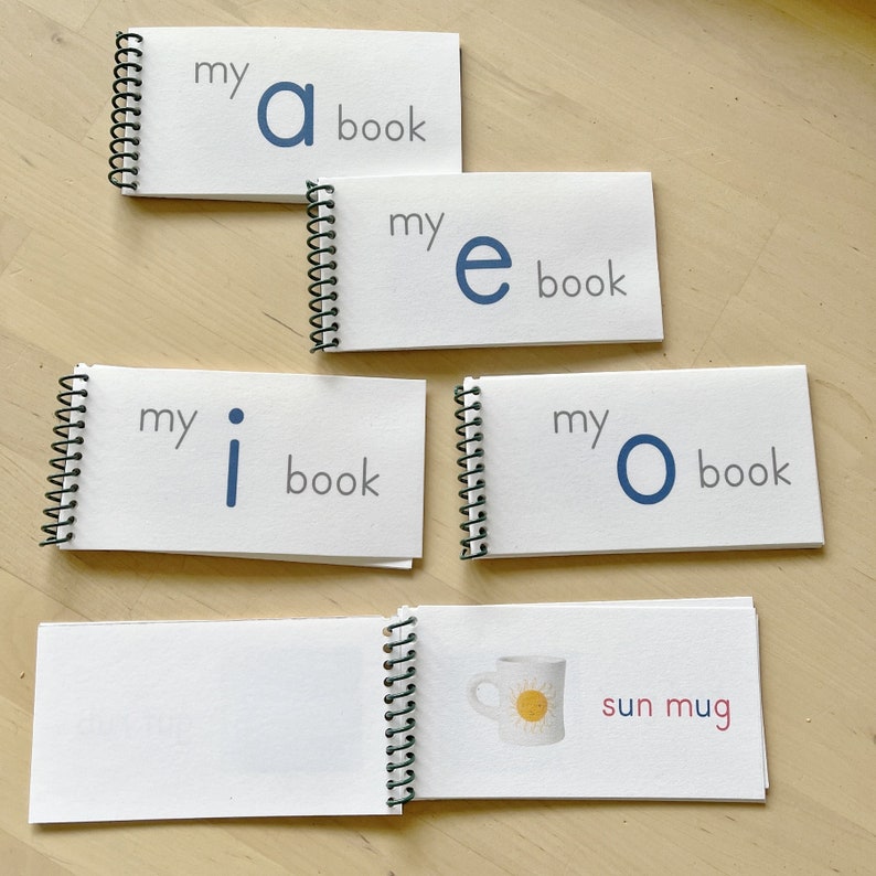 Two CVC Word Rhyming Booklets - Etsy