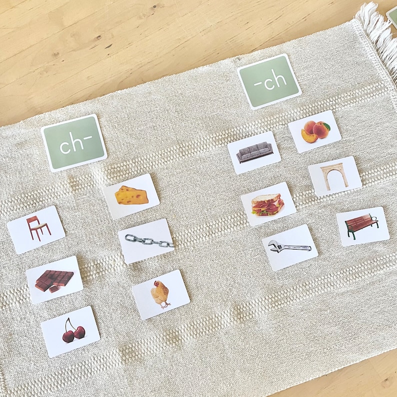 CH SH TH Digraph Sorting Set - Etsy