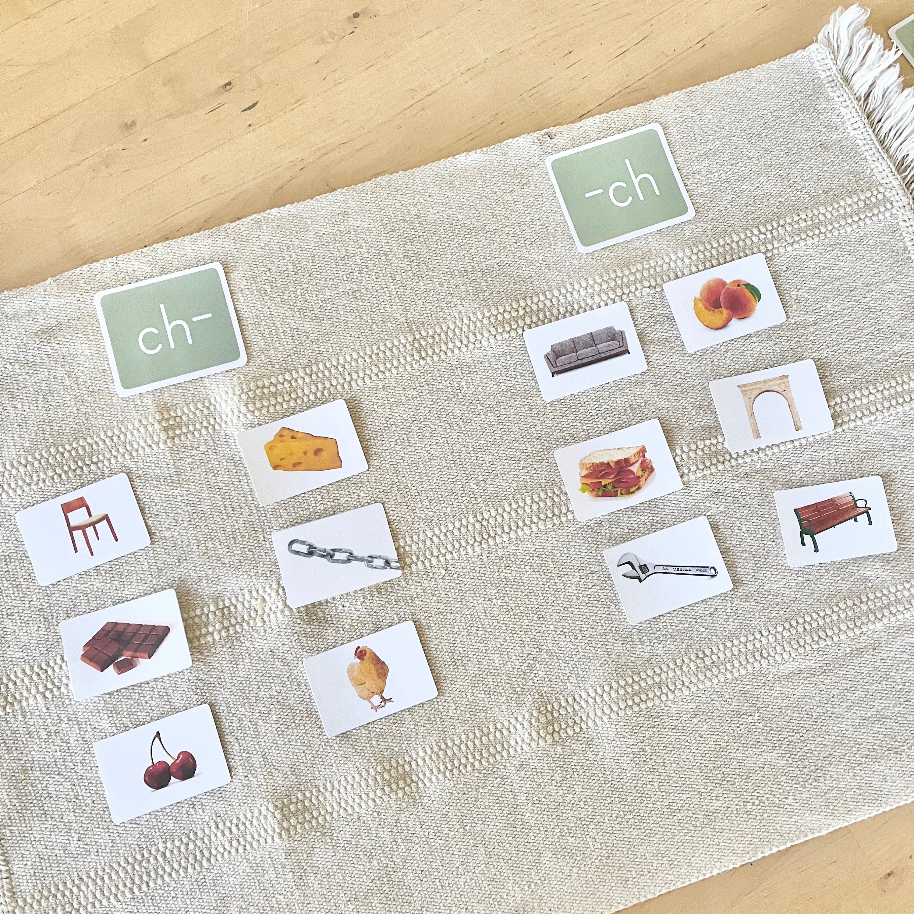 CH SH TH Digraph Sorting Set - Etsy