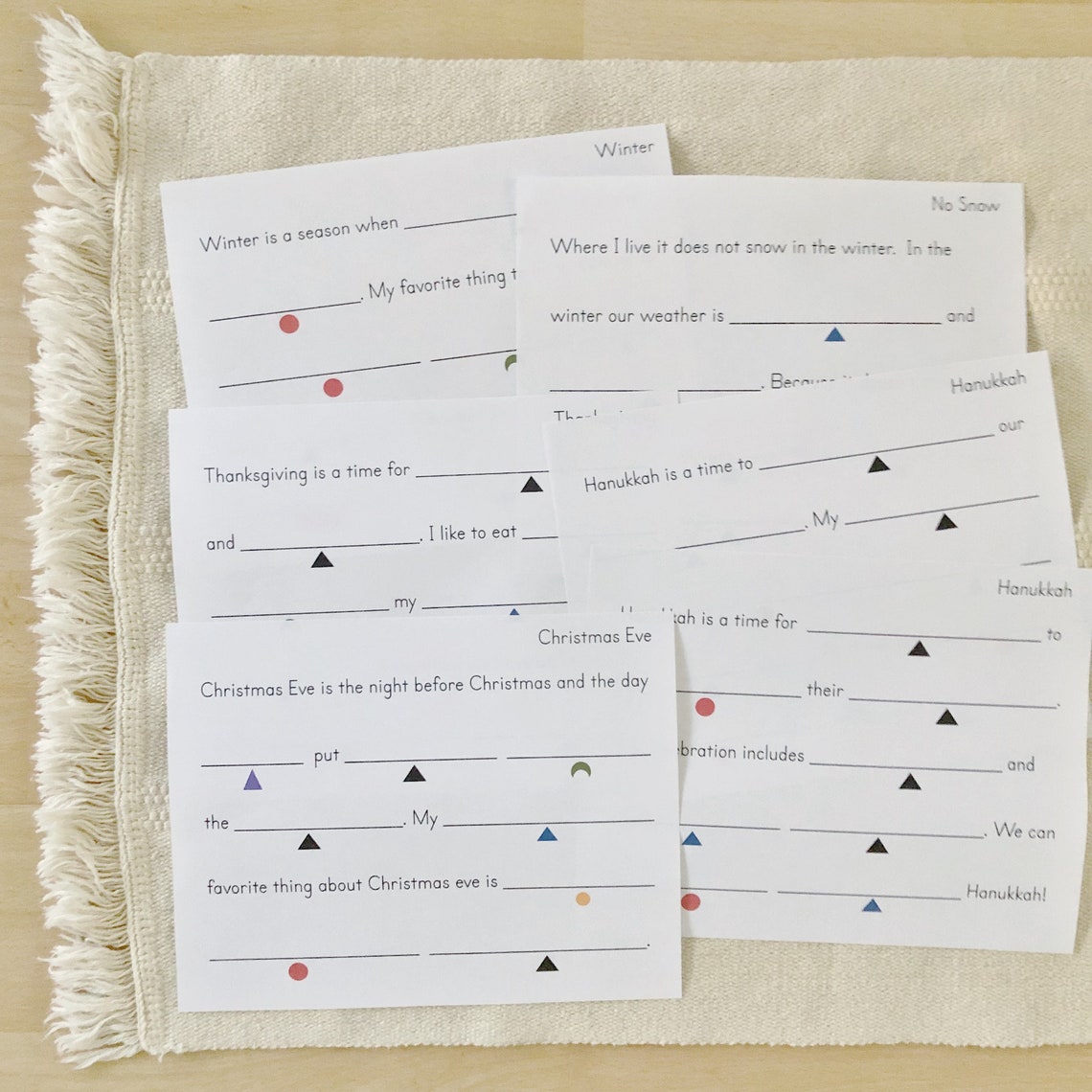 Montessori Grammar Symbol Mad Libs - Etsy