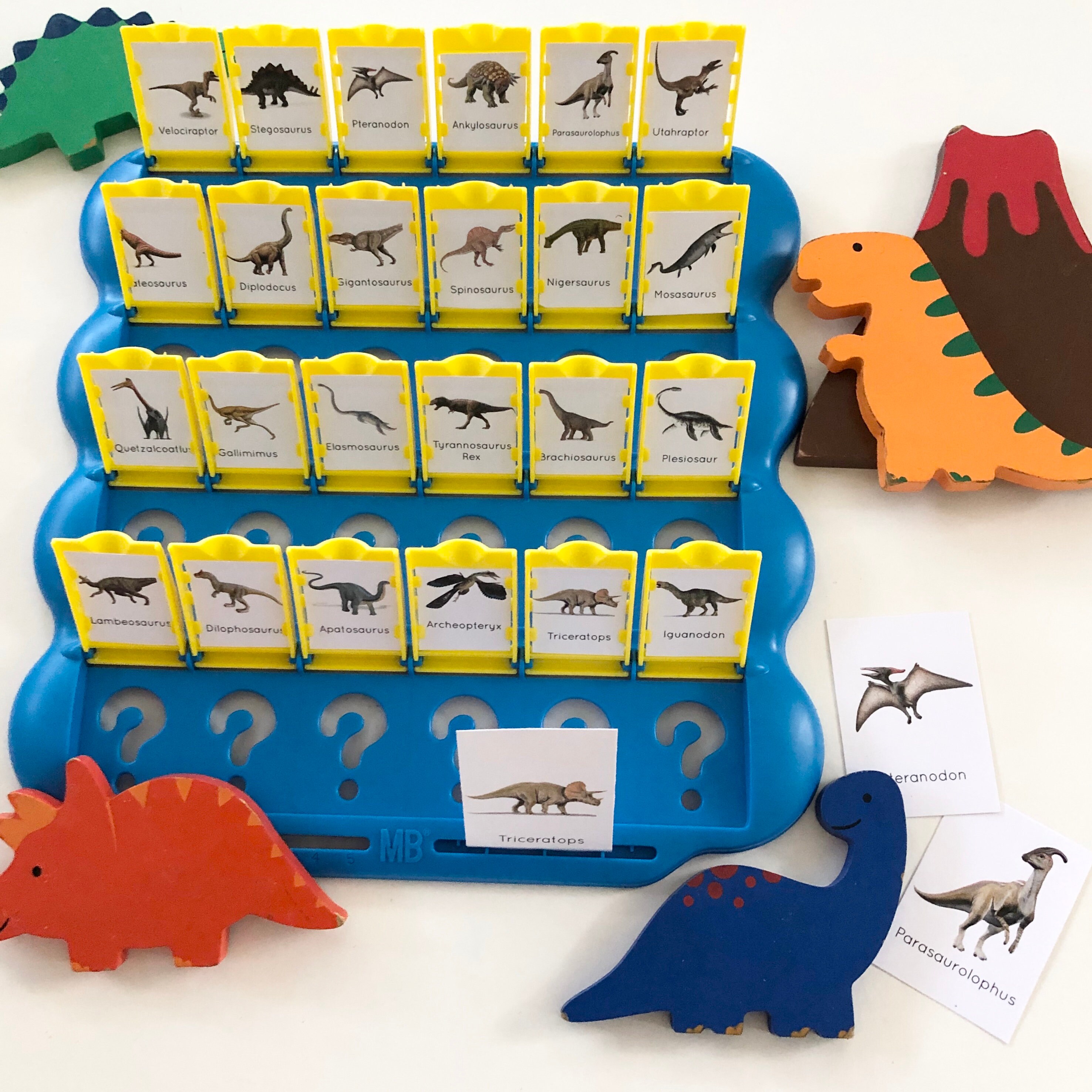 Dinosaur Guess Who Insert Cards Printable - Etsy Canada