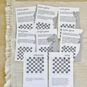Intro to Chess Printable Bundle - Etsy