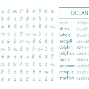 Printable ASL Fingerspell Word Search Set - Etsy