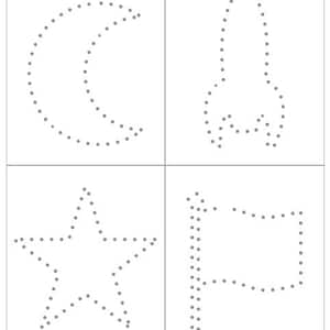 Push Pin Poke Montessori Fine Motor Skills Printable Cards - Etsy