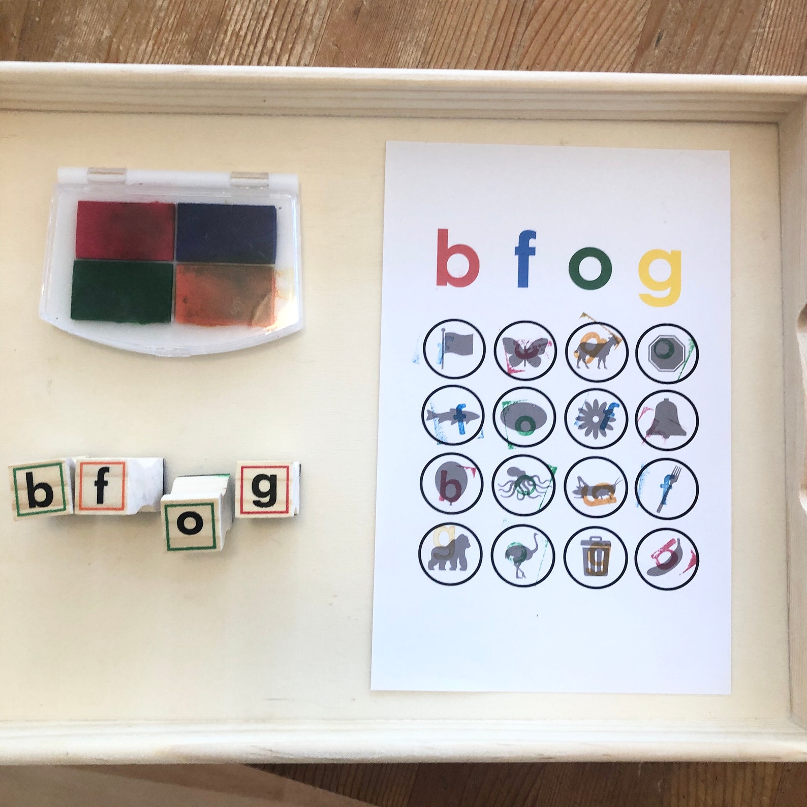 Phonics Card Set Printable - Etsy