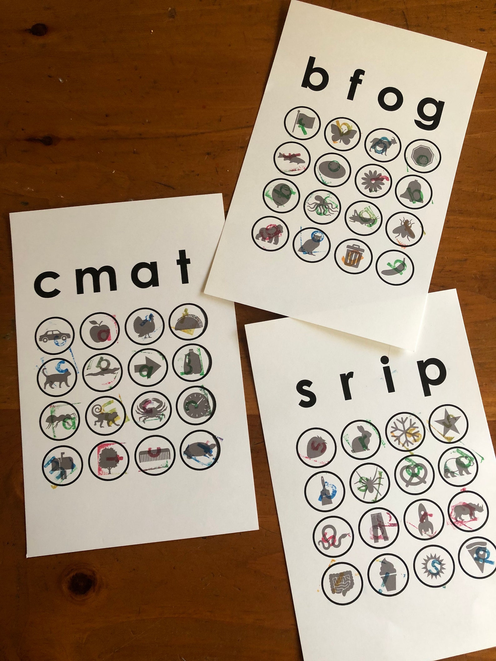 Phonics Card Set Printable - Etsy