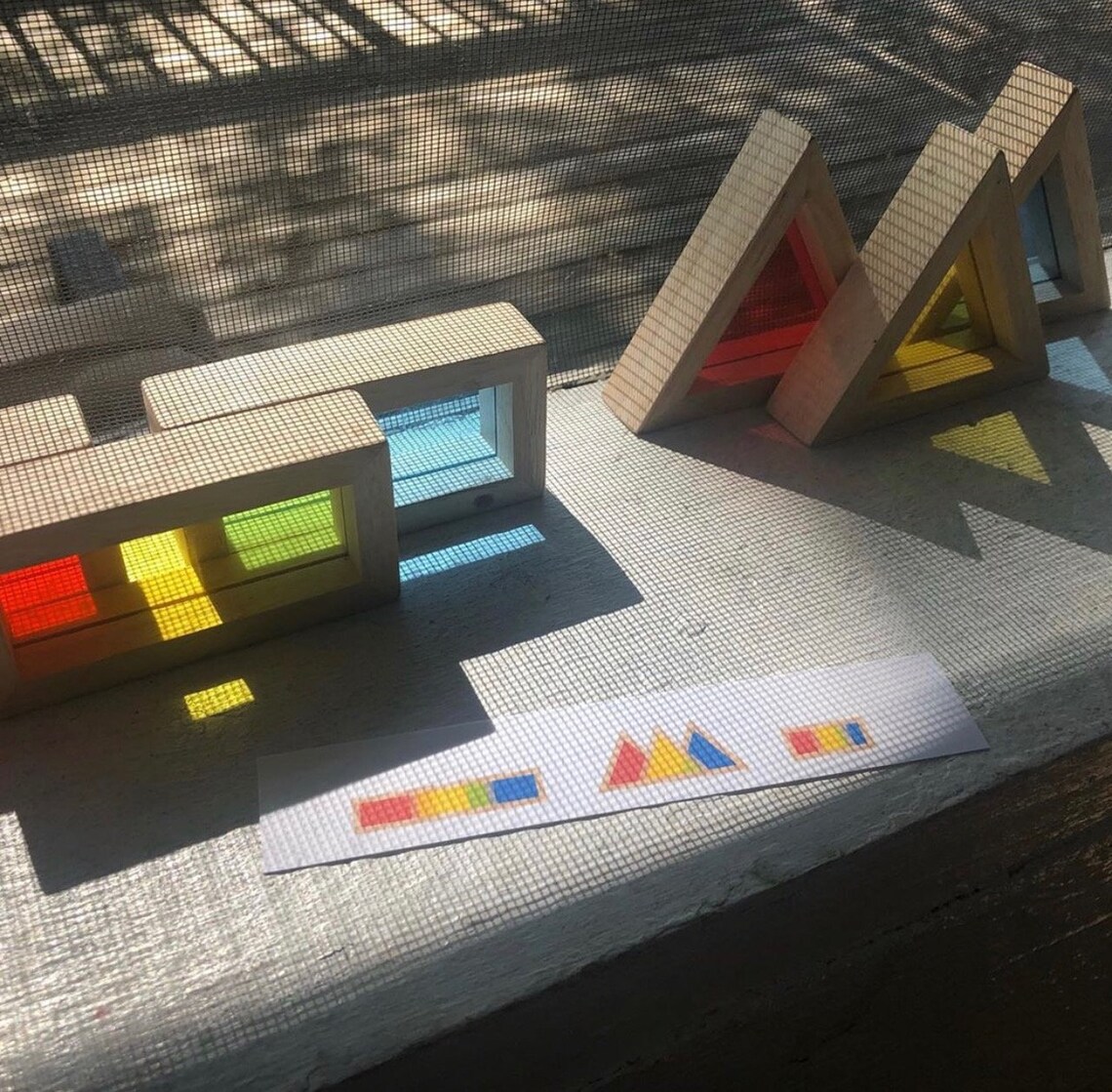 Pattern Cards for Guidecraft Rainbow Blocks - Etsy