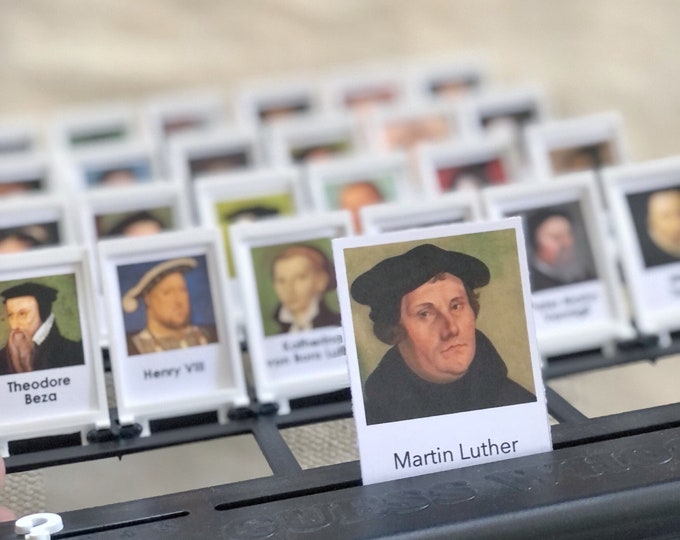 Protestant Reformation Guess Game Printable Insert Cards - Etsy