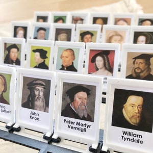 Protestant Reformation Guess Game Printable Insert Cards - Etsy