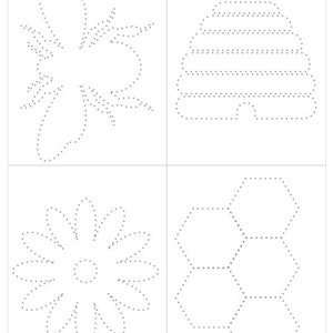 Push Pin Poke Montessori Fine Motor Skills Printable Cards - Etsy