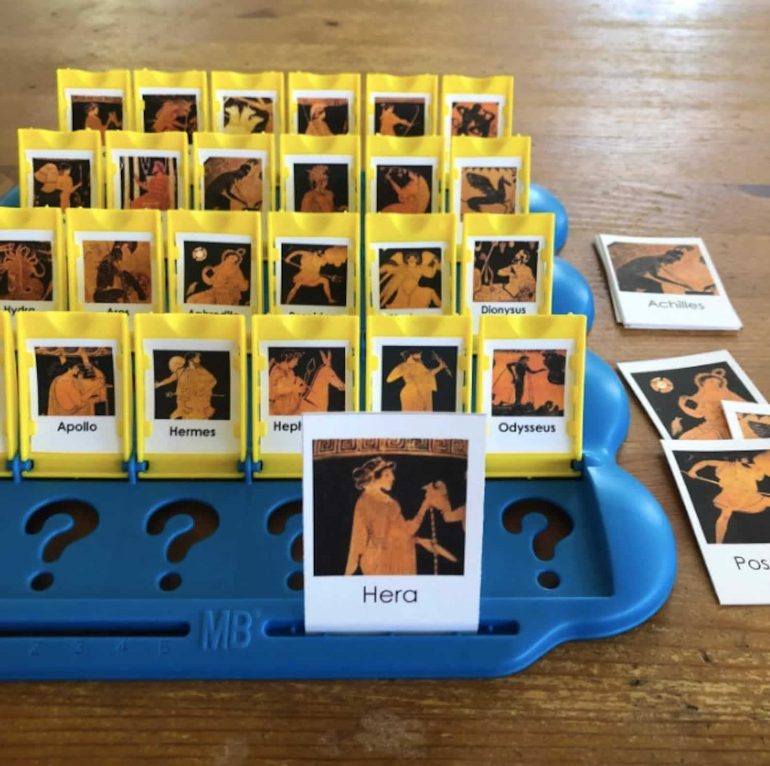 Greek Mythology Printable Guessing Game Insert Cards - Etsy