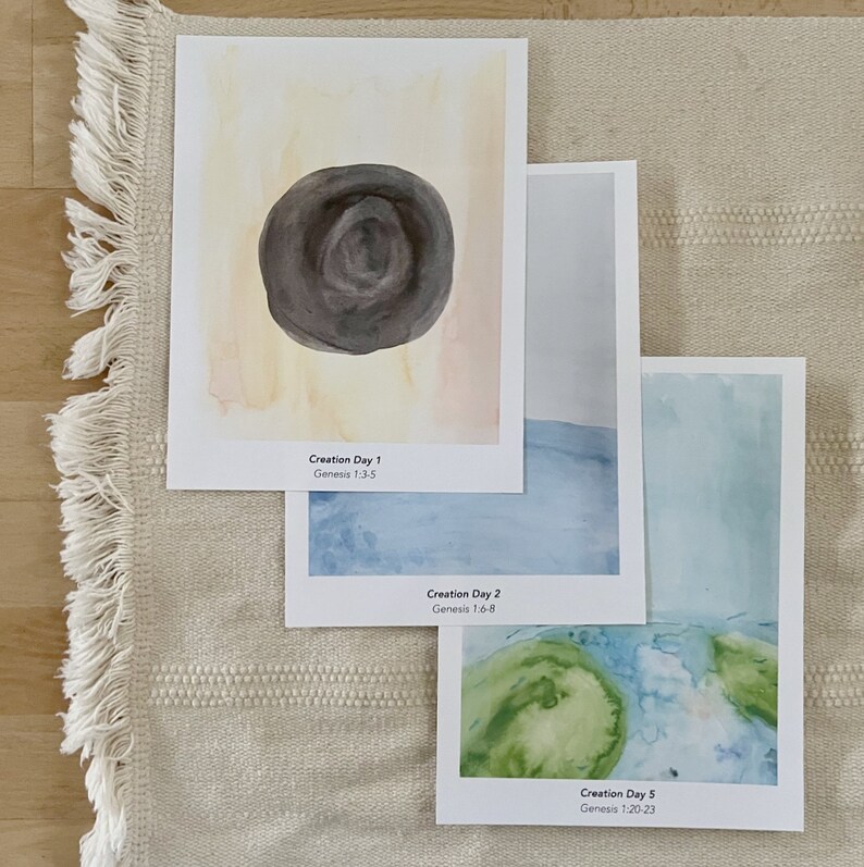 Montessori 1 Great Lesson for Christians Printable - Etsy