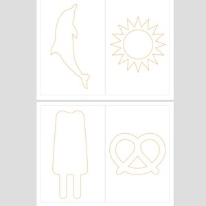 Seasonal Montessori Pin Punching Shape Set - Etsy