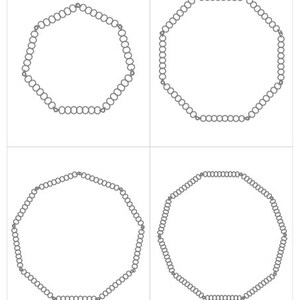 Montessori Beads Polygon Cards - Etsy