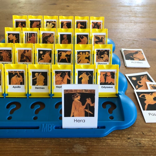 Ancient Greek Mythology Guess Who Cards - Etsy