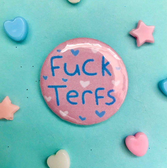Anti-terf Badge Kawaii Badge Pastel Badge Kawaii Pin | Etsy