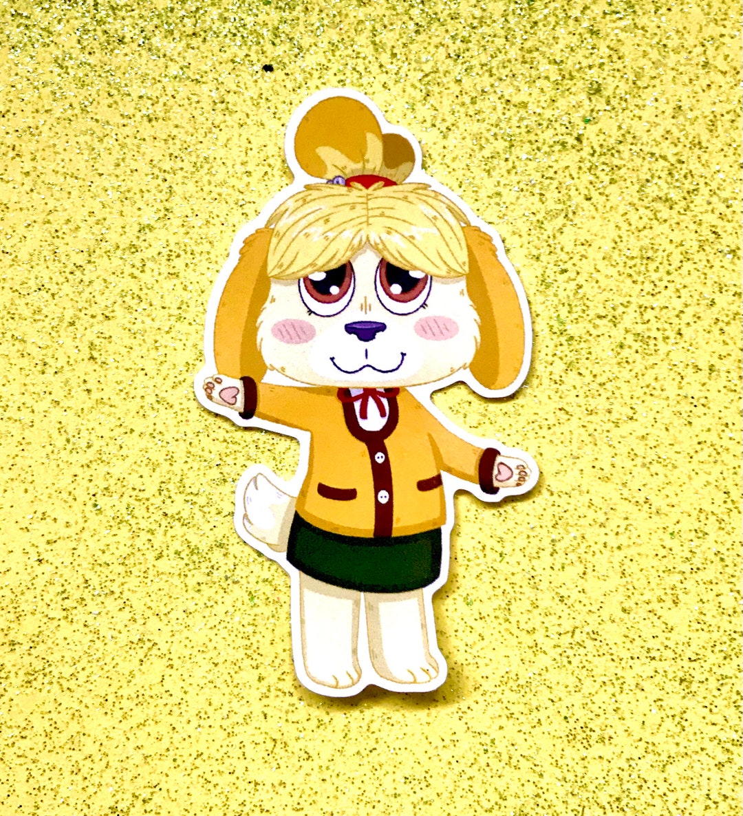Isabelle Sticker Animal Crossing Vinyl Sticker Vinyl Decal 5x8cm Small ...