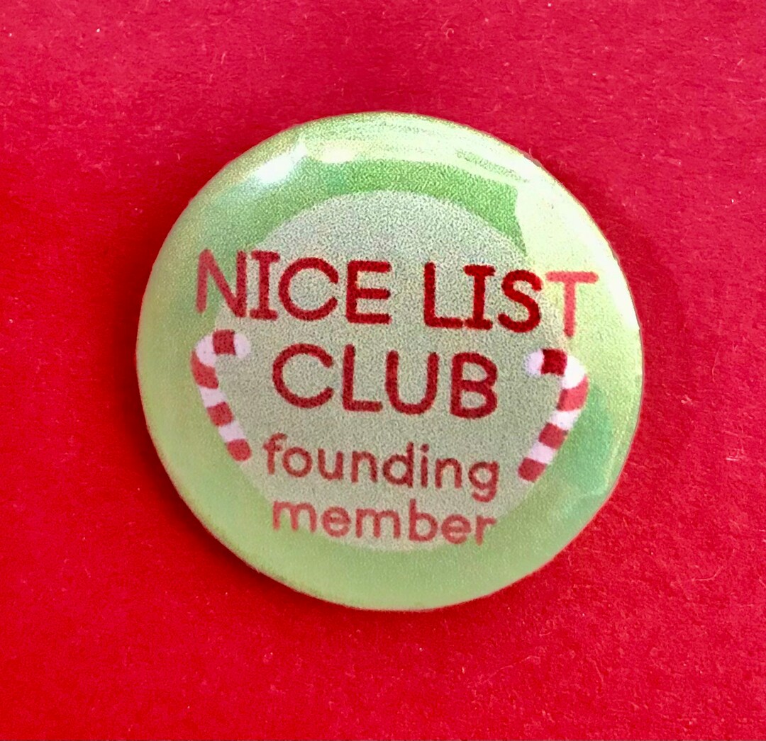 Naughty and Nice List Club Badges Naughty List Badges Nice List Badges ...