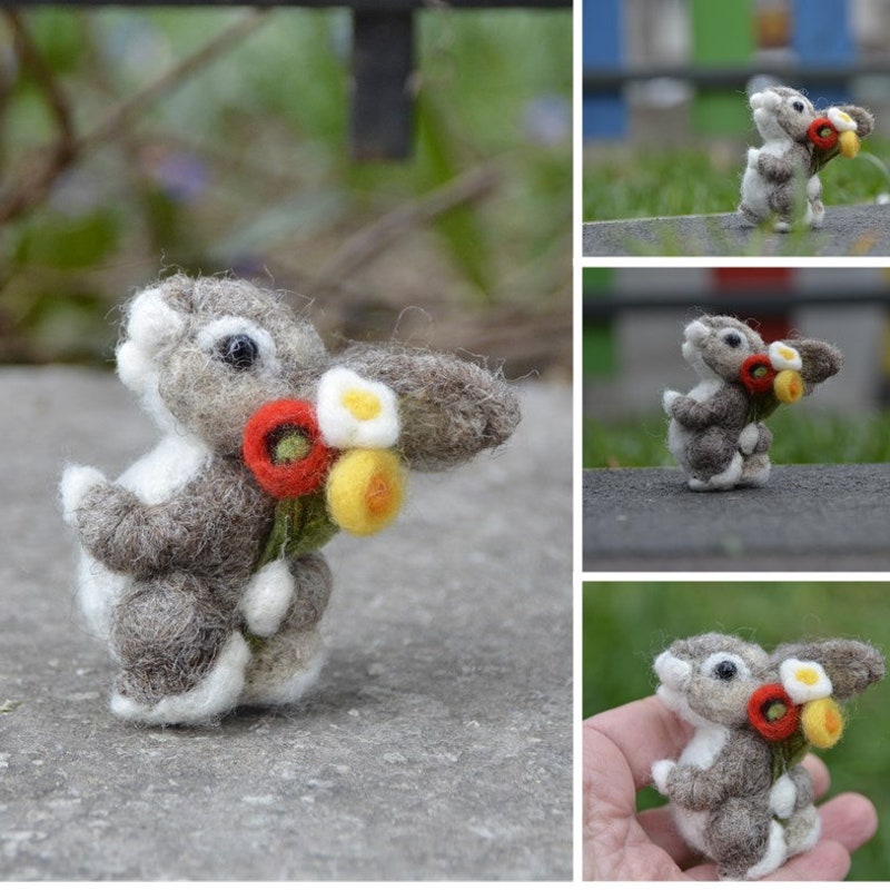 Felt Bunny - Etsy