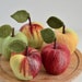 One or Set Needle Felt Apple in Different Collors With Leaf in Life ...