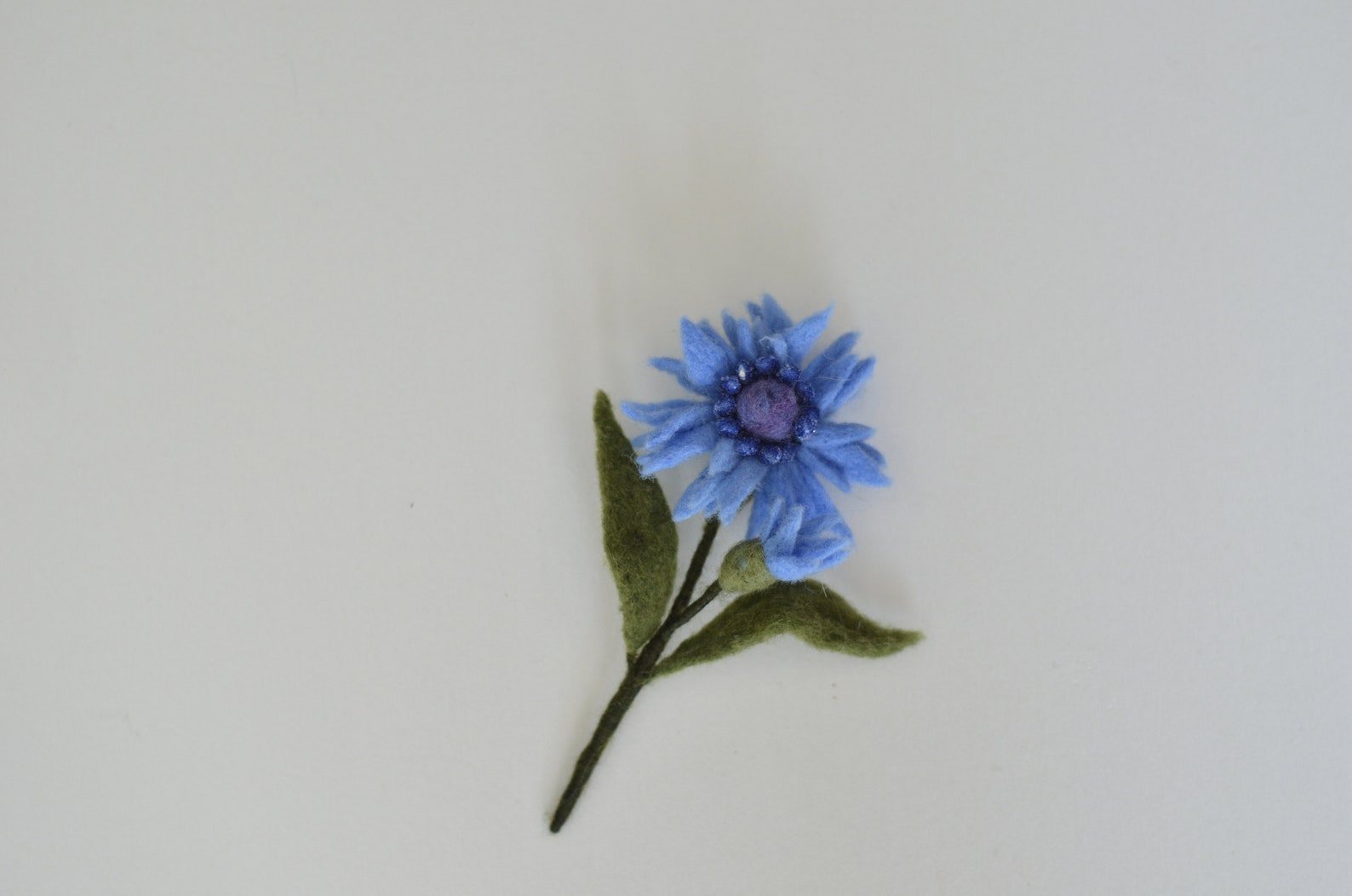 Cornflower Pin Light Blue Flower Brooch Wedding Boutoniere - Etsy
