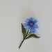 Cornflower Pin Light Blue Flower Brooch Wedding Boutoniere - Etsy