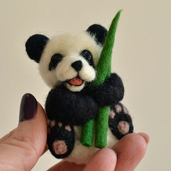 Panda Brooch - Etsy