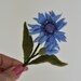 Cornflower Pin Light Blue Flower Brooch Wedding Boutoniere - Etsy