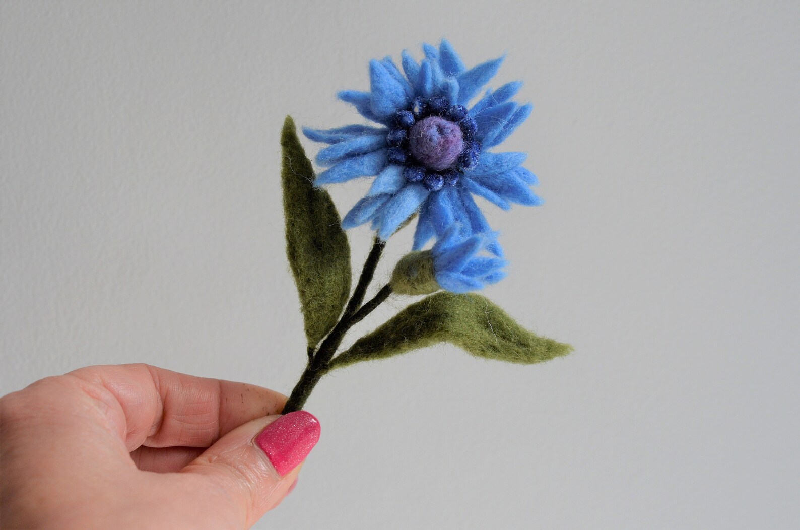 Cornflower Pin Light Blue Flower Brooch Wedding Boutoniere - Etsy