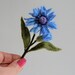 Cornflower Pin Light Blue Flower Brooch Wedding Boutoniere - Etsy
