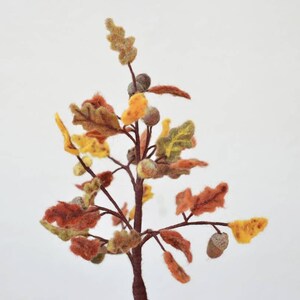 Small Handmade Felt Oak Tree for Home Fall Decor 25cm (10in) - Etsy
